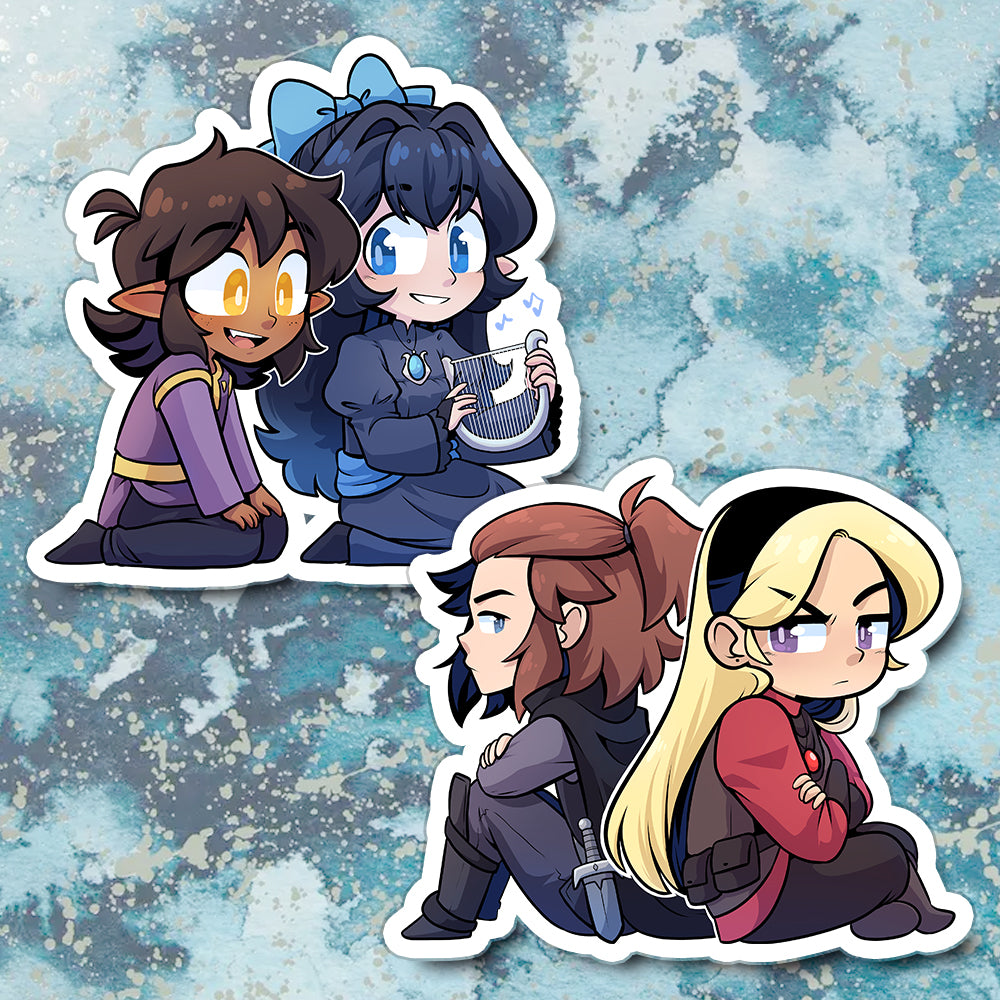 Castoff x The Azure Mirage September 2025 Sticker Set – TheStarfishface