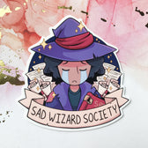 Sad D&D Society Stickers – TheStarfishface