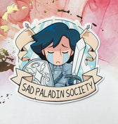 Sad D&D Society Stickers – TheStarfishface