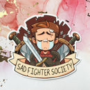 Sad D&D Society Stickers – TheStarfishface