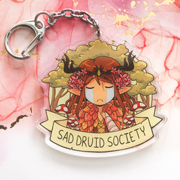 Sad D&D Society 2.5" Acrylic Charms – TheStarfishface