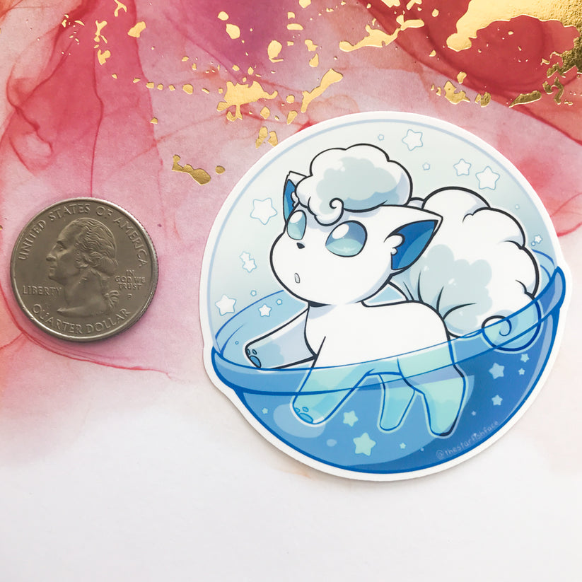 Pokemon Vulpix Gachapon Stickers – TheStarfishface